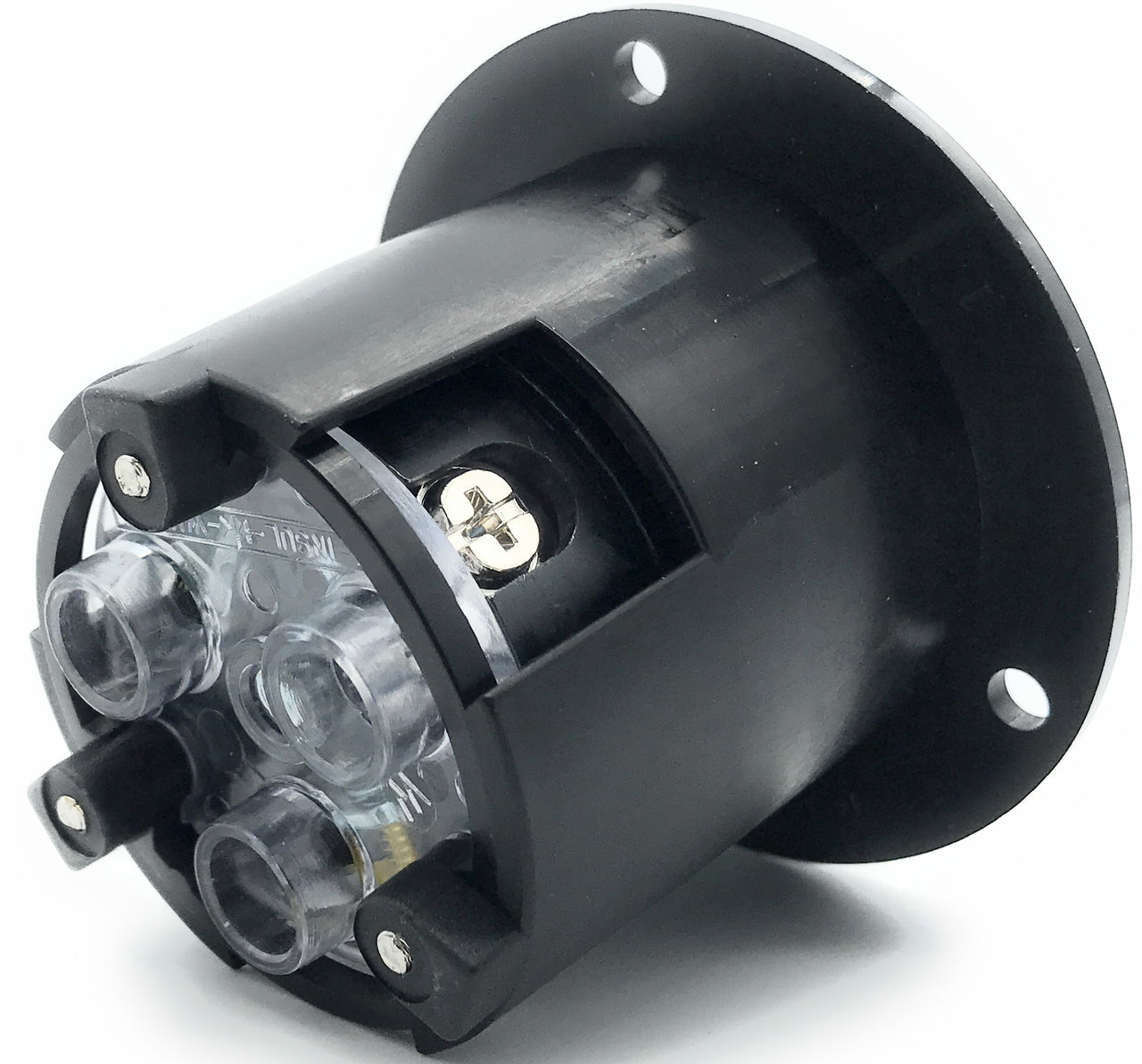 NEMA L5-30 Flanged Inlet Plug, 30A 125V Locking Receptacle Socket, Bla