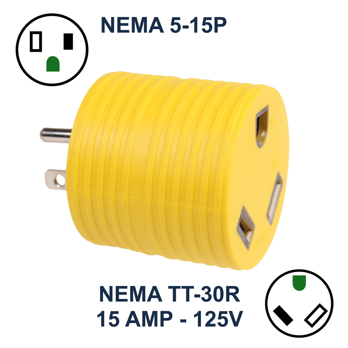 Power Adapter RV Camper Generator Plug Outdoor Electrical Power Conver ...